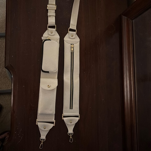 Bandolier | Accessories | Bandolier White And Gold Billie Crossbody ...